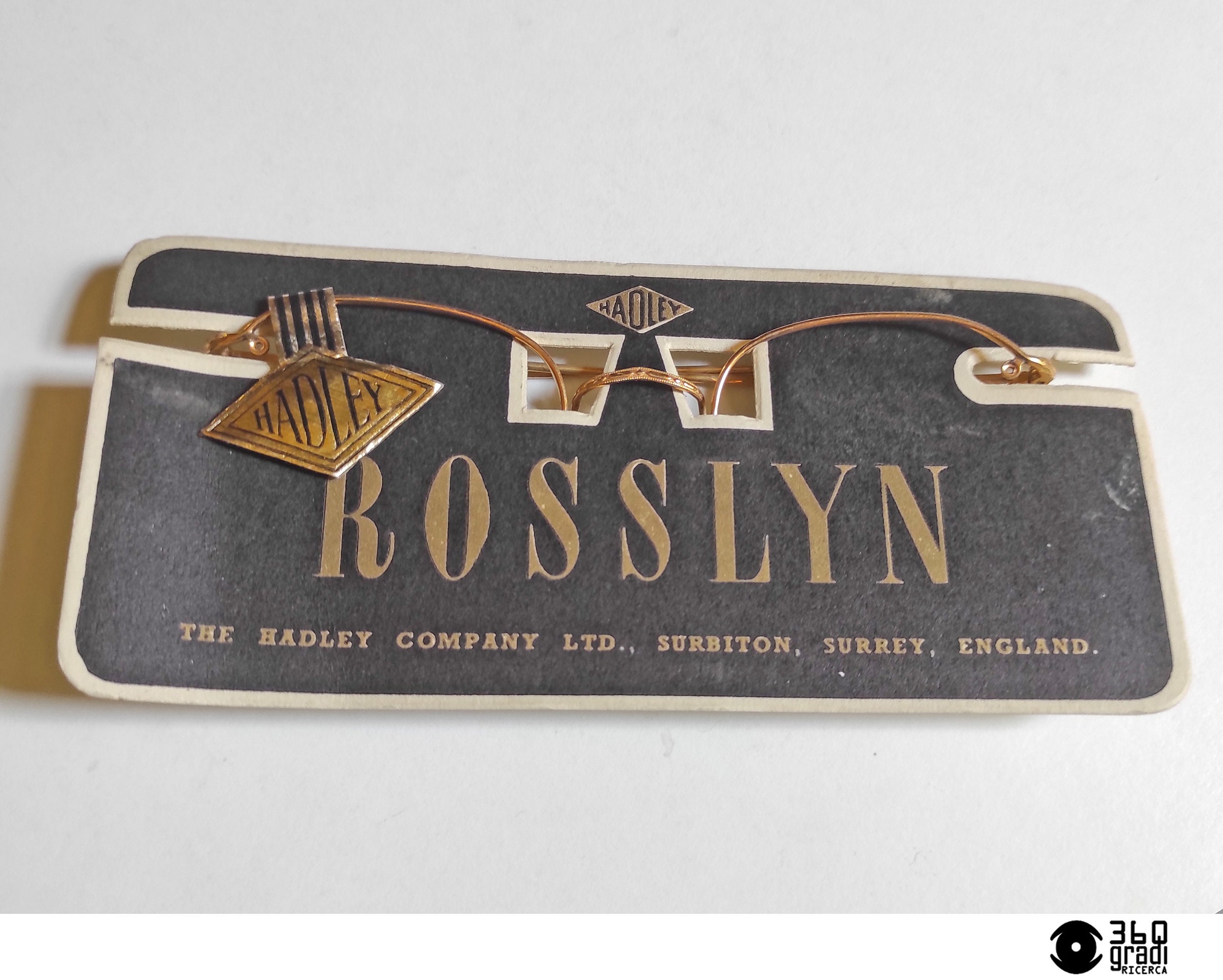 Rare Antique Eyeglasses "rosslyn Hadley" 1920s, Metal "40 Gold Filled ...