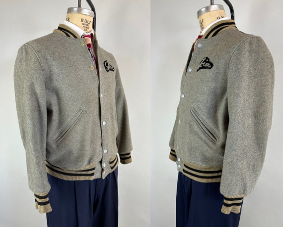 1950s “Jolly Jeepers” Letterman Jacket | Vintage 50s … - Gem