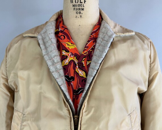 1950s Rain or Shine Ricky Jacket | Vintage 50s Pale D… - Gem