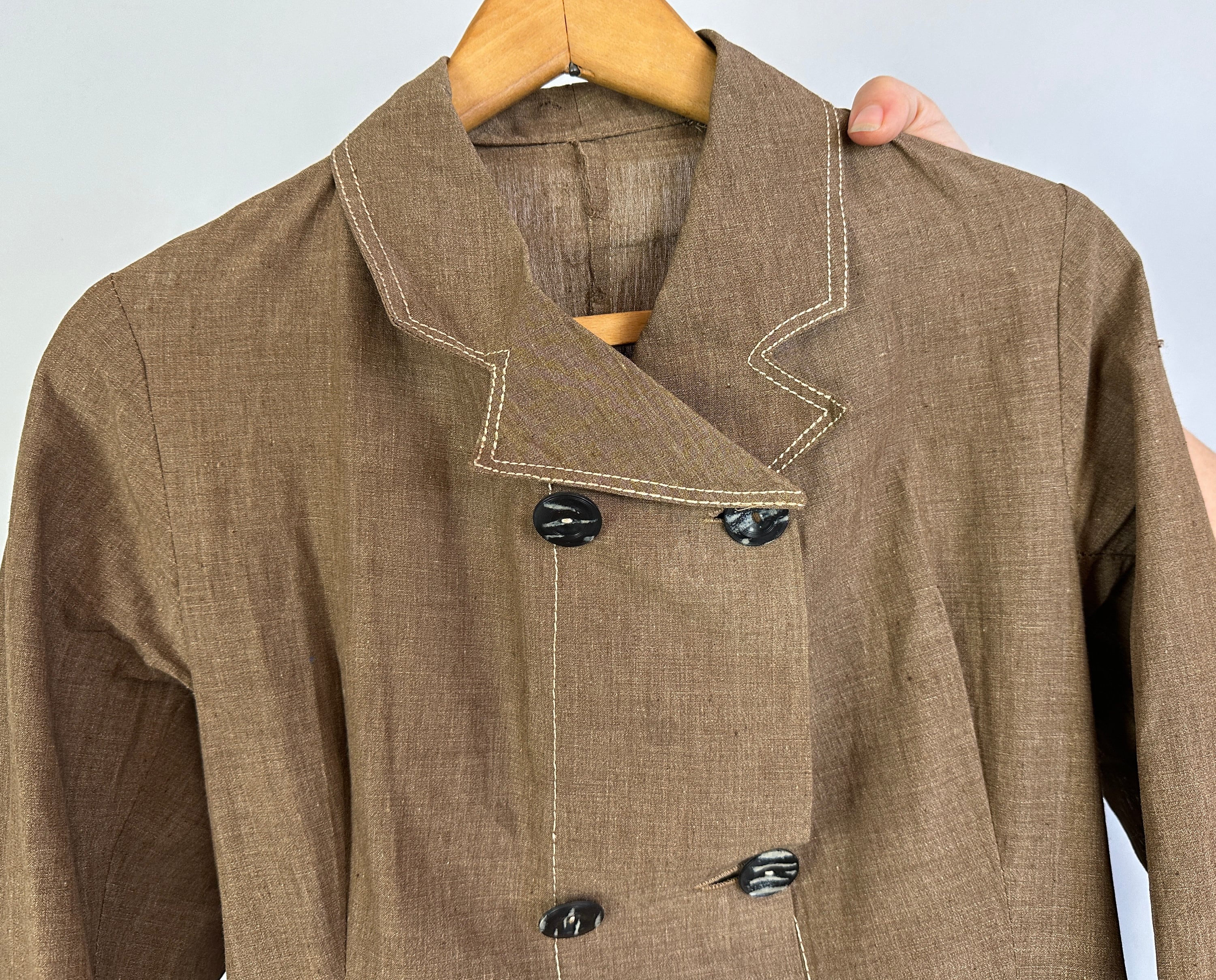 RESERVED Wild West Duster Coat | Vintage Antique Victorian Oak Brown ...