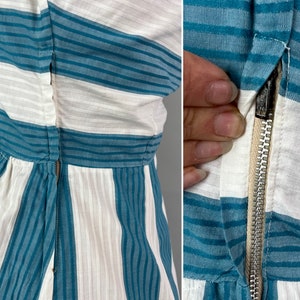 1940s Beach House Betty Frock Vintage 40s Nautical Cotton | Etsy