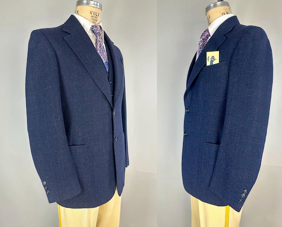 1930s Shadow Plaid Belted Back Suit | Vintage 30s Two… - Gem