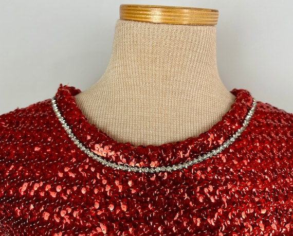 1950s Santa Baby Burlesque Costume | Vintage 50s Red … - Gem