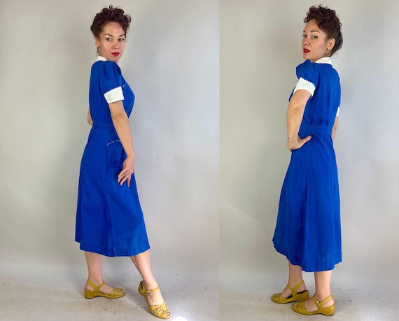 1940s Sweetest Waitress in Town Dress | 40s Vintage T… - Gem