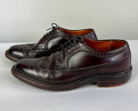 1940s Debonair Red Wing Shoes | Vintage 40s Oxblood R… - Gem