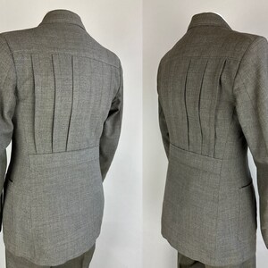 1930s Three-piece Belted-back Suit | Vintage 30s Steel Grey Shark Gill ...