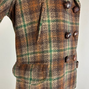 1930s Mack's Marvelous Mackinaw | Vintage 30s Belted Back Hickory Brown ...