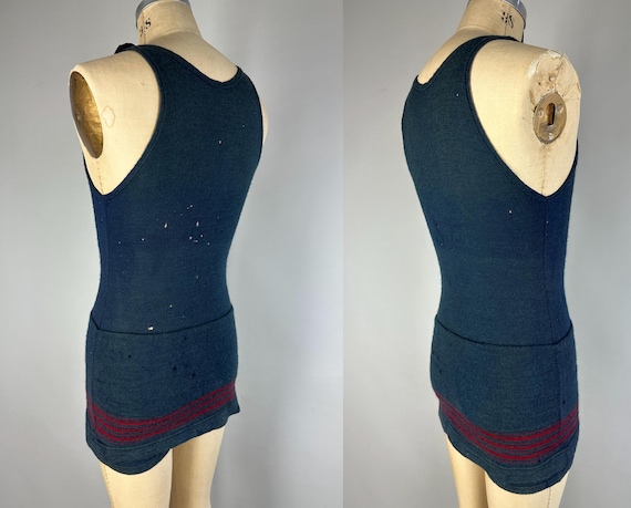 1920s Tommy Two Tone Swimsuit | Vintage Antique 20s N… - Gem