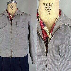 1950s Two Sides of the Coin Jacket Vintage 50s Reversible Ricky Gab in ...