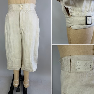 1920s A Gentleman's Outing Knickerbockers | Vintage 20s Deadstock White ...