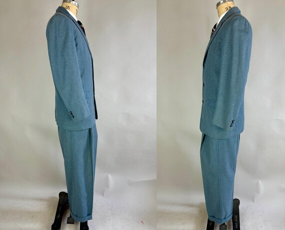 1950s Hollywood Hero Macintosh Suit | Vintage 50s Ste… - Gem