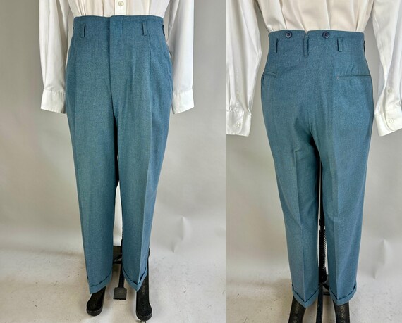 1950s Hollywood Hero Macintosh Suit | Vintage 50s Ste… - Gem
