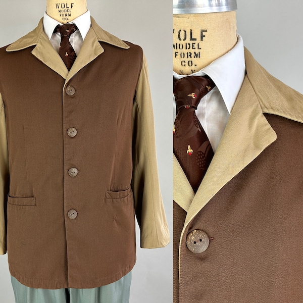 1940s Two Tone Jacket - Etsy