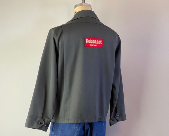 1960s Motor Mel Jacket | Vintage 60s Pewter Grey Dura… - Gem