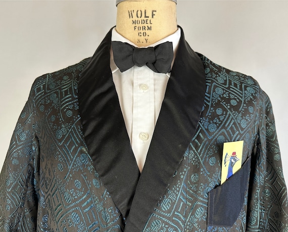 1910s Nouveau Dandy Dressing Gown | Vintage Antique B… - Gem