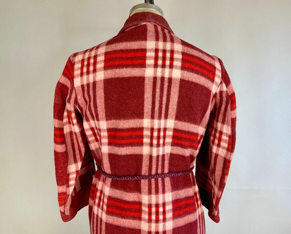 1920s Freshen Up Beacon Robe | Vintage 20s Rosey Red … - Gem