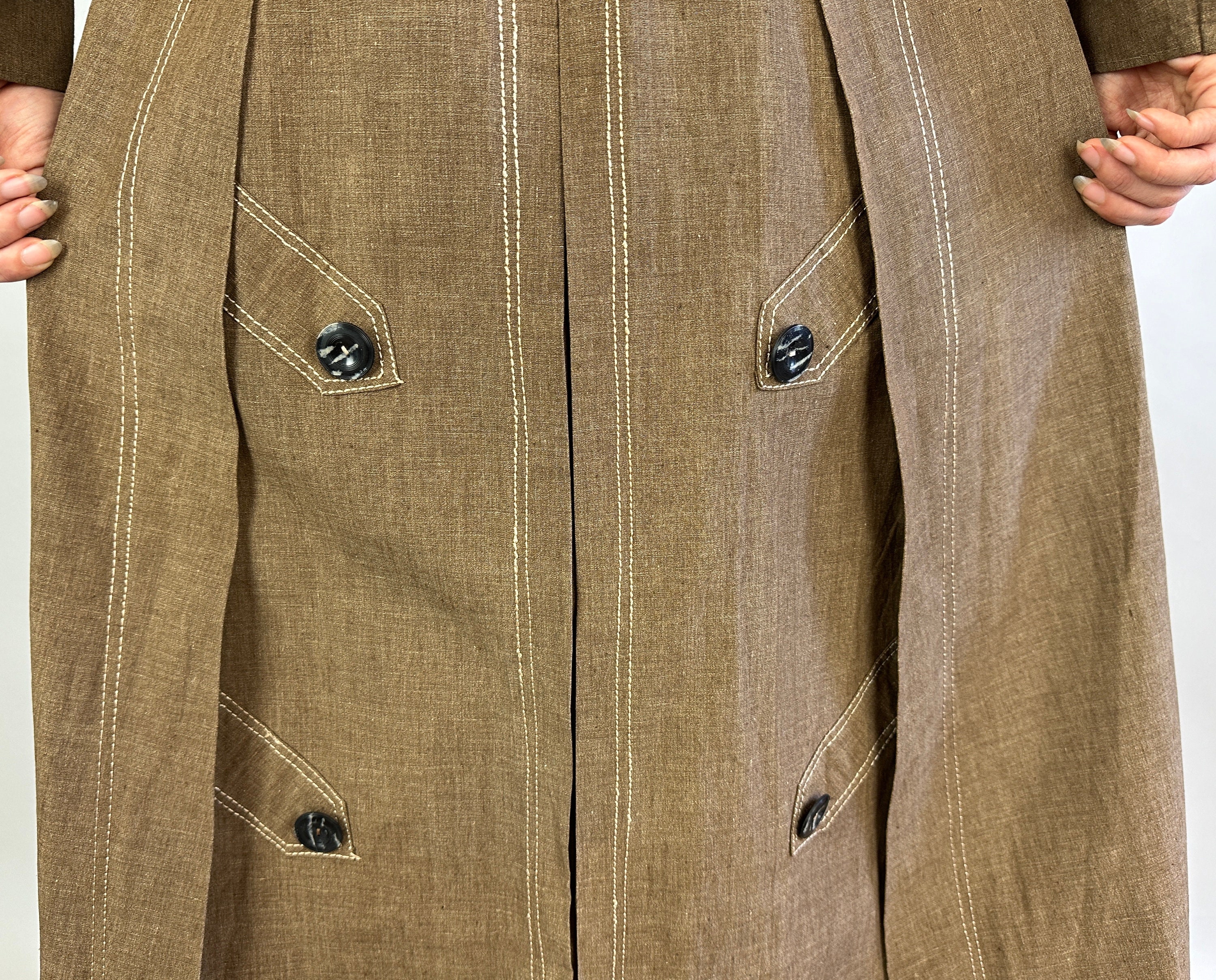 1800s Wild West Duster Coat | Vintage Antique Victorian Oak 1800s Wild West Duster Coat | Vintage Antique Victorian Oak