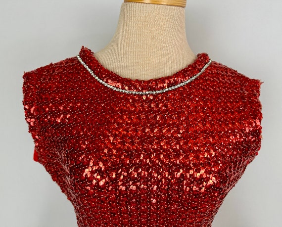 1950s Santa Baby Burlesque Costume | Vintage 50s Red … - Gem