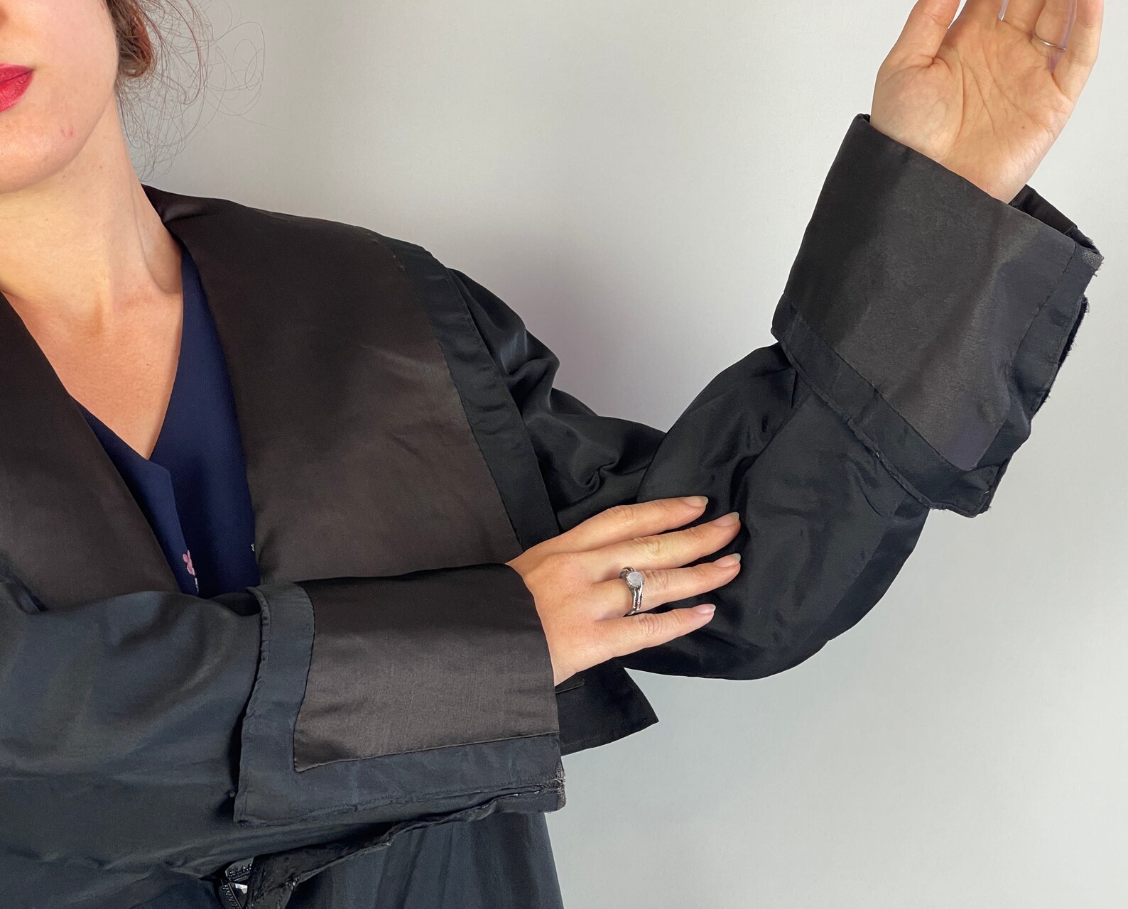 1920s Dark Decadence Duster Coat Vintage 20s Black Silk | Etsy