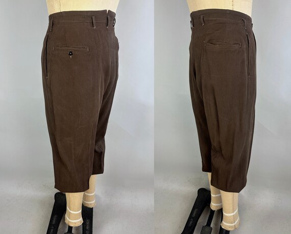 1940s Sport Around Town Knickerbockers | Vintage 40s … - Gem