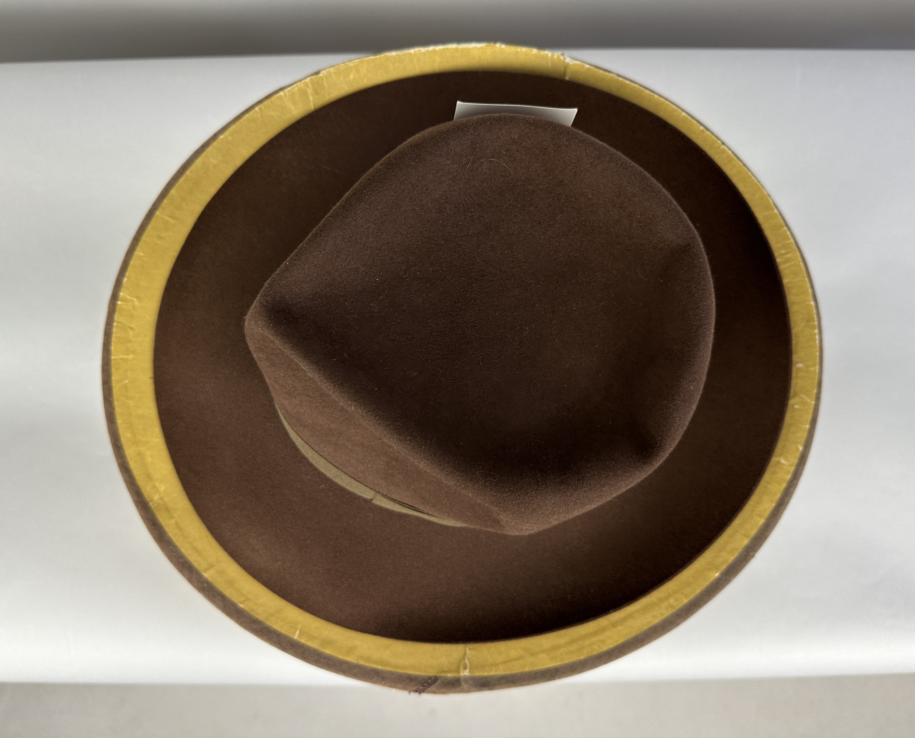 1950s Playboy Paul Fedora | Vintage 50s Stetson Dark Chocolate Brown ...