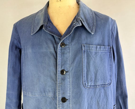 1940s Handy Hank Chore Jacket | Vintage 40s French Co… - Gem