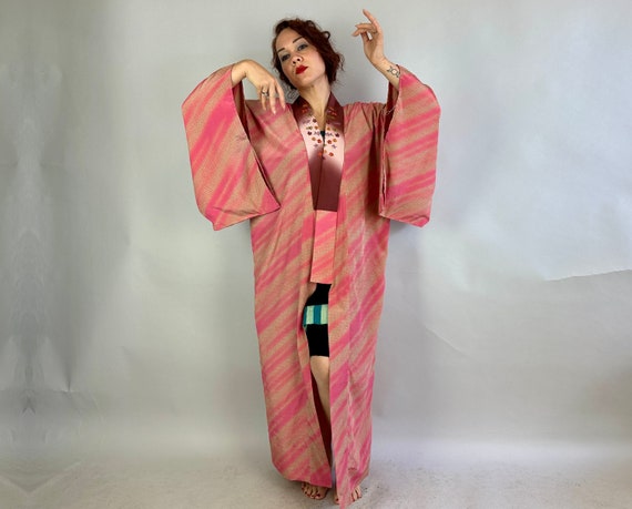 1950s Kyoto Cutie Kimono Vintage 50s Watermelon Pin… Gem