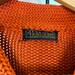 1920s Vic's Victorious Varsity Sweater | Vintage 20s Orange Wool Knit ...