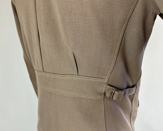 1940s Handy Hank Workwear Jacket | Vintage 40s Taupe … - Gem