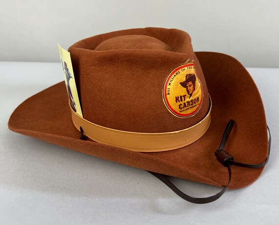 1950s Kit Carson's Cowboy Hat | Vintage 50s Novelty W… - Gem