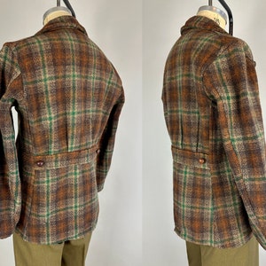 1930s Mack's Marvelous Mackinaw | Vintage 30s Belted Back Hickory Brown ...