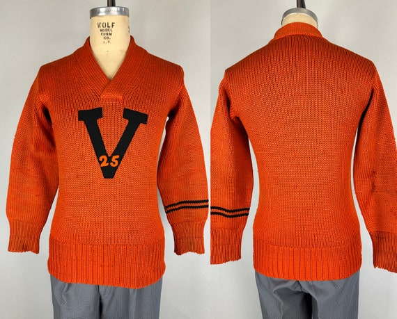 1920s Vic's Victorious Varsity Sweater | Vintage 20s … - Gem