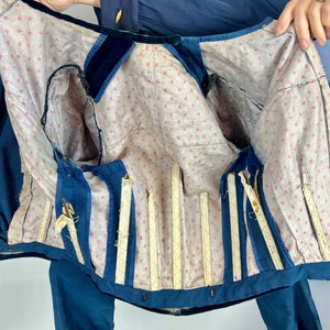 1900s Blessed in Blue Ensemble | Vintage Antique Edwardian Wool Twill ...