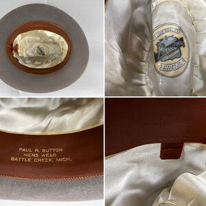 1940s Paragon of Style Fedora | Vintage 40s Dove Grey Hard Brim Beaver ...