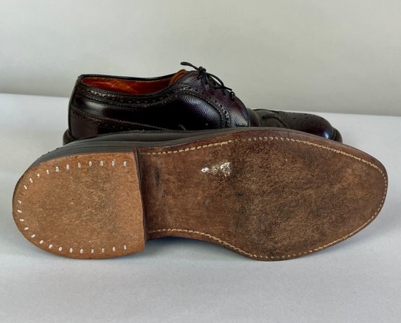 1940s Debonair Red Wing Shoes | Vintage 40s Oxblood R… - Gem