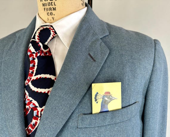 1950s Hollywood Hero Macintosh Suit | Vintage 50s Ste… - Gem