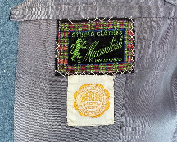 1950s Hollywood Hero Macintosh Suit | Vintage 50s Ste… - Gem