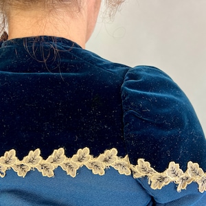 1900s Blessed in Blue Ensemble | Vintage Antique Edwardian Wool Twill ...