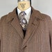 1950s Fancy Fall Overcoat Vintage 50s Brown Black Orange and White ...