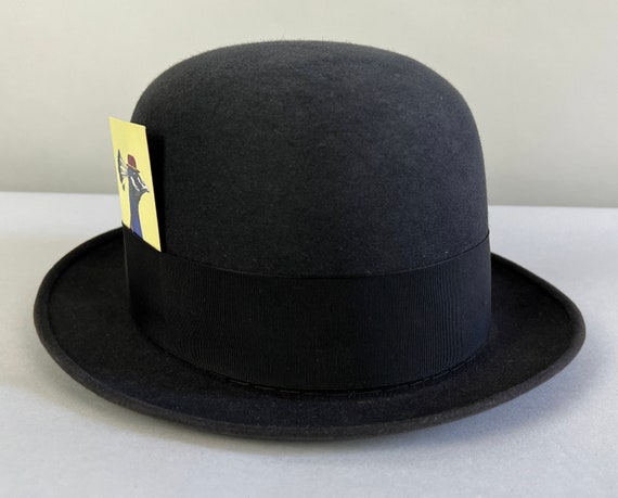 1940s Brilliant Bowler Hat | Vintage 40s "Brooks Brot… - Gem