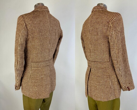 1930s Style Out with the Hounds Belted Back Jacket | … - Gem