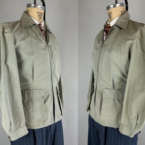 1930s Slope Slider Ski Jacket | Vintage 30s Khaki Wind and Water ...