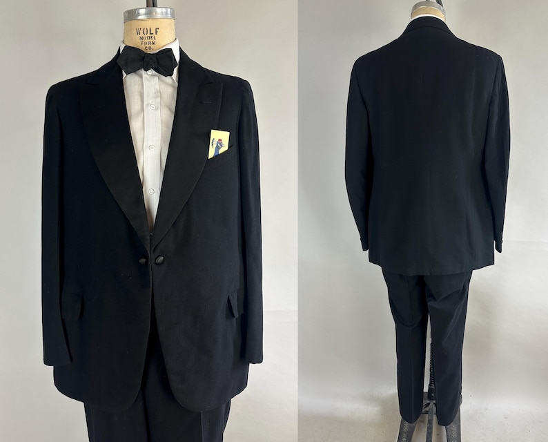 1920s New Years Celebration Tuxedo | Vintage Antique 20s 2-piece ...