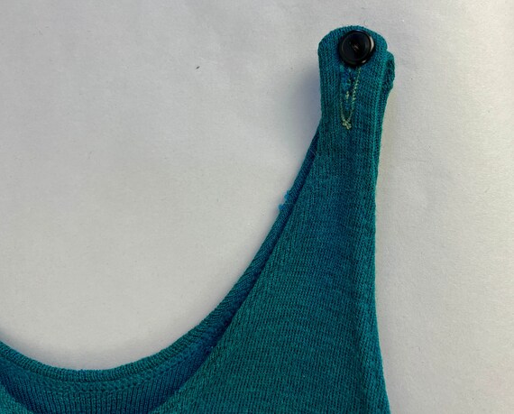 1920s Terrific Teal Swimsuit | Vintage 20s Blue Green… - Gem