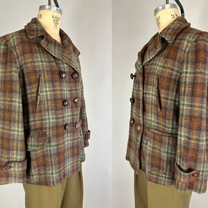 1930s Mack's Marvelous Mackinaw | Vintage 30s Belted Back Hickory Brown ...