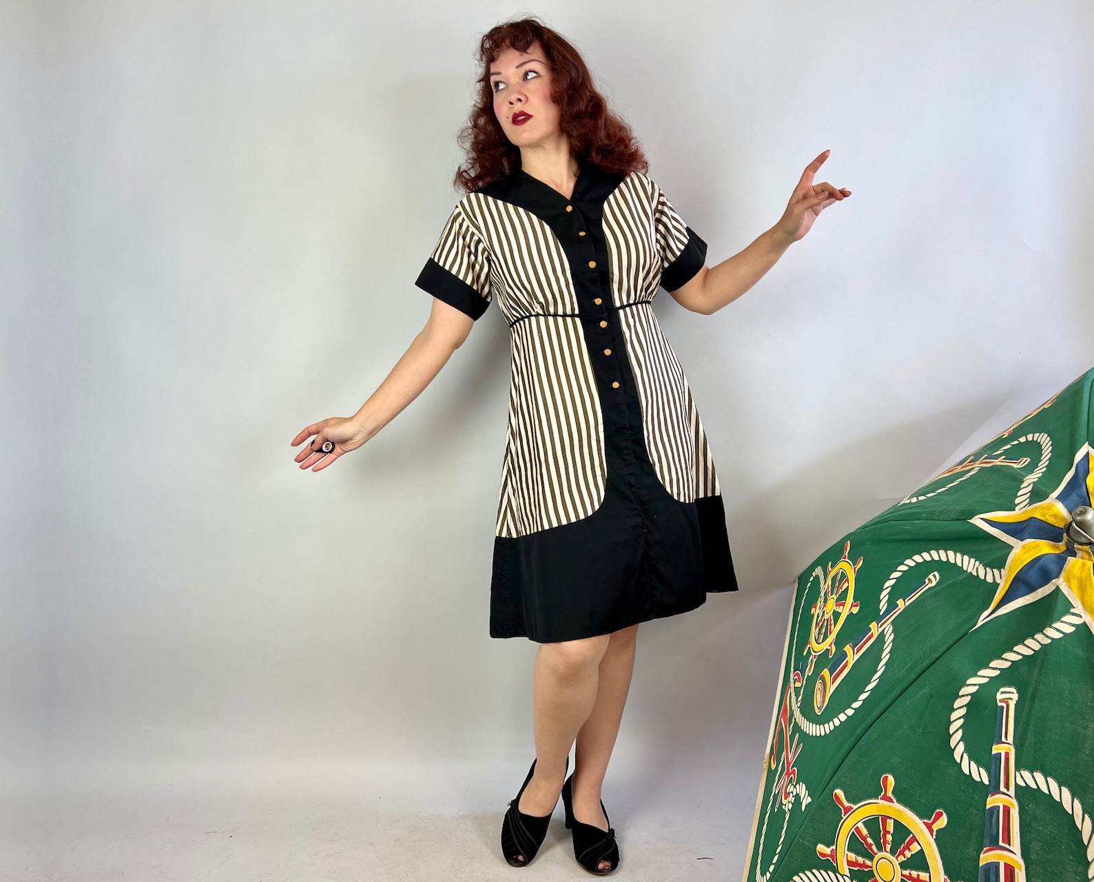 1900s Sweeney Todd Swim Dress | Vintage Antique Edwardian Black and ...