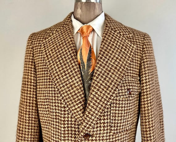 1930s Style Out with the Hounds Belted Back Jacket | … - Gem