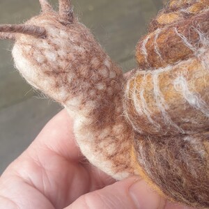 Needle Felted Snail - Etsy