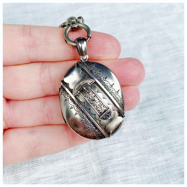 Antique Sterling Lockets - Etsy