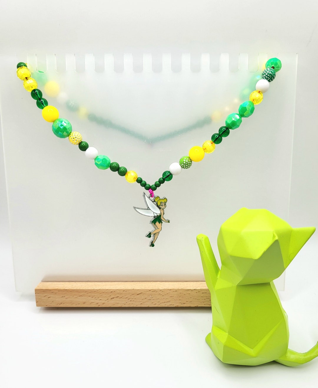 Children's Stretch Tinker Bell Necklace Fairy Necklace - Etsy